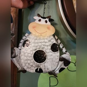 Source Unknown | Other | Cute Metal Hanging Cow Birdhouse 78 In | Poshmark